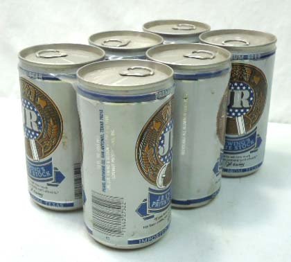 6 Pk. Jr Beer Cans