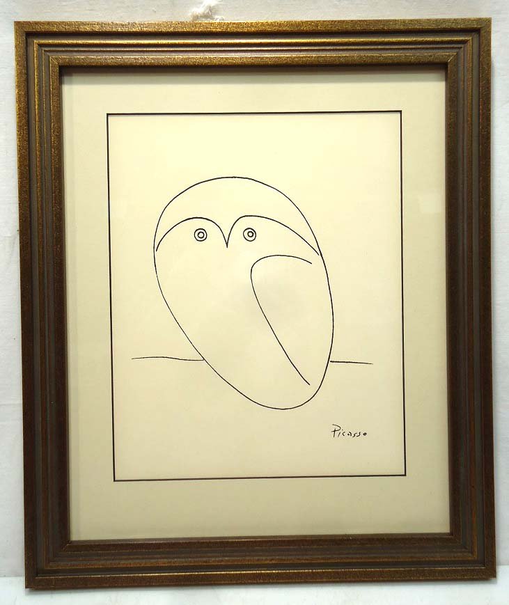 Picasso Owl Print