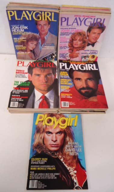 47 Playgirl Magazines 1984 87