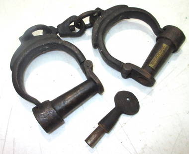 Slave Shackles W Key Georgetown County Plantation