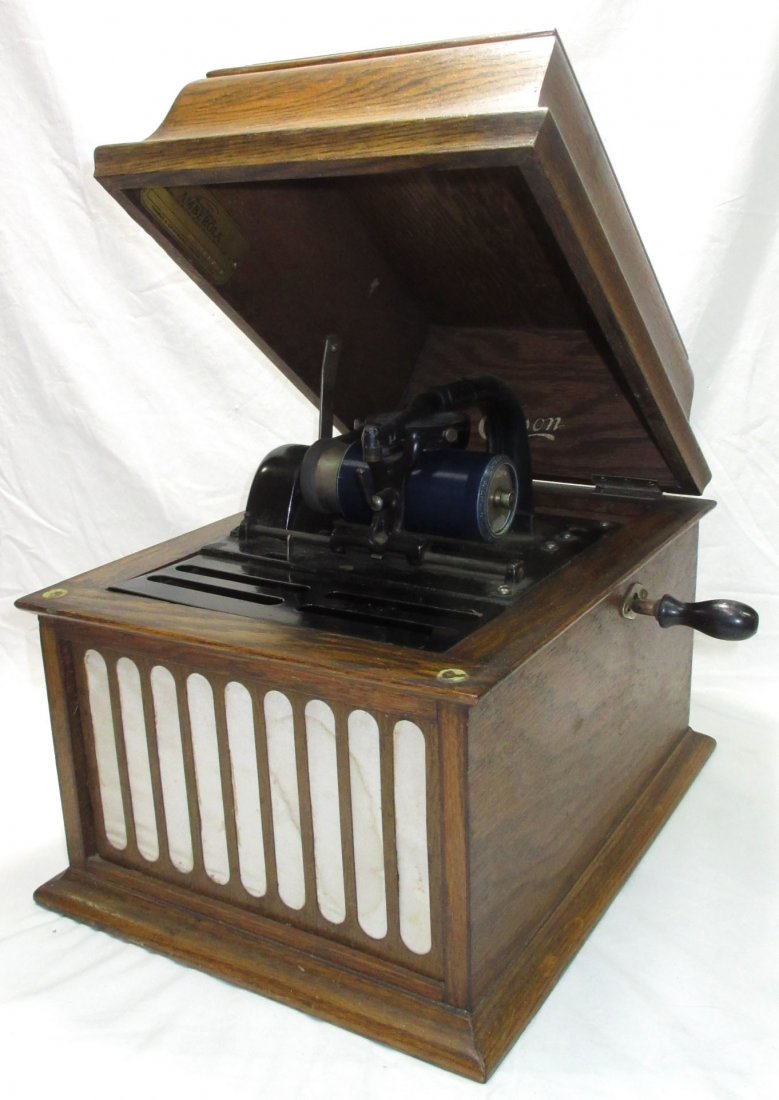 Edison Cylinder Record Player