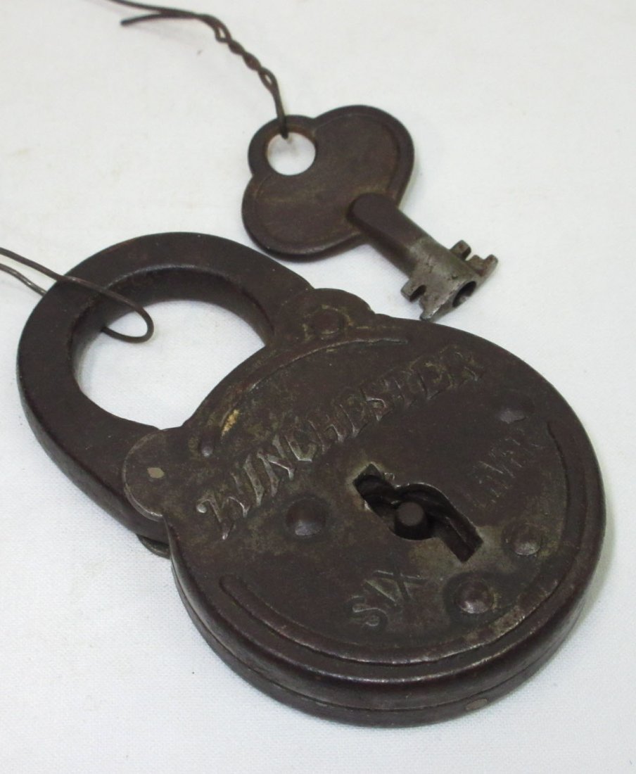 Antique Winchester Lock & Key