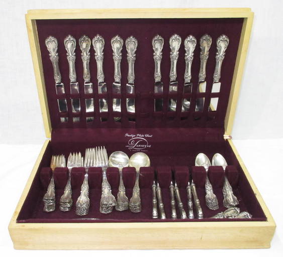 69pc Set Reed & Barton Sterling Flatware
