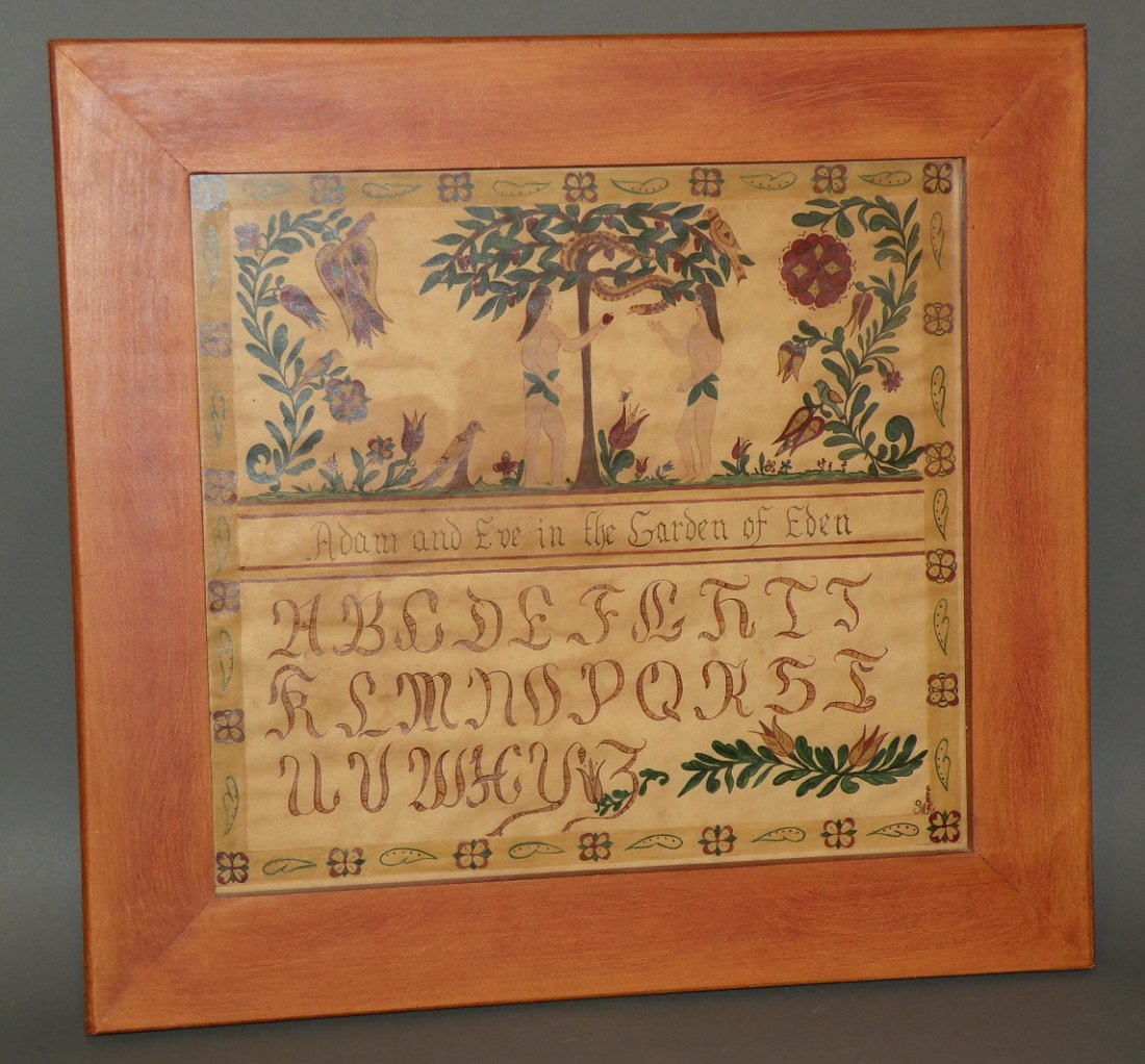 102: Sandra Sue Weller Adam & Eve fraktur - Jun 01, 2012 | Horst ...