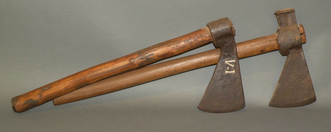 2 18th century trade axes