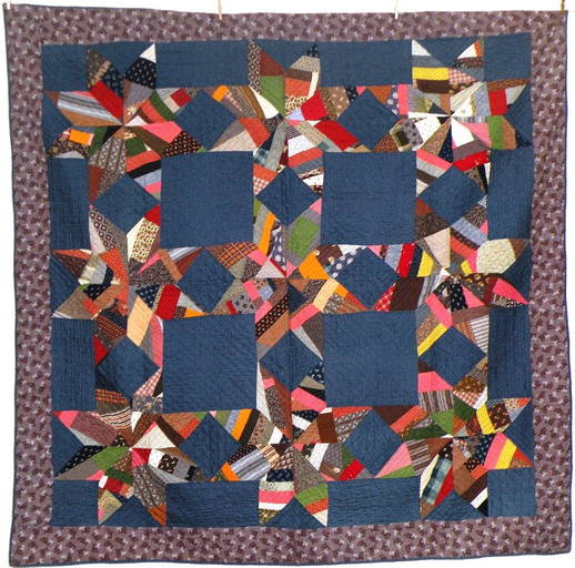 Pieced Star Pattern Quilt