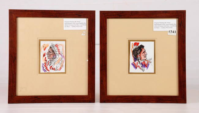 Orig. Paintings By Anna Sandhu Ray