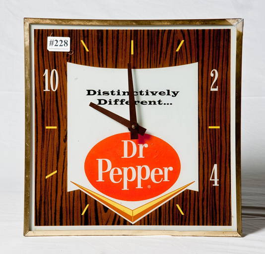 6 Dr Pepper Clock