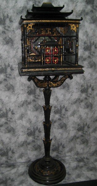 19th C Chinese lacquer and parcel-gilt bird cage - Jul 20, 2013 ...