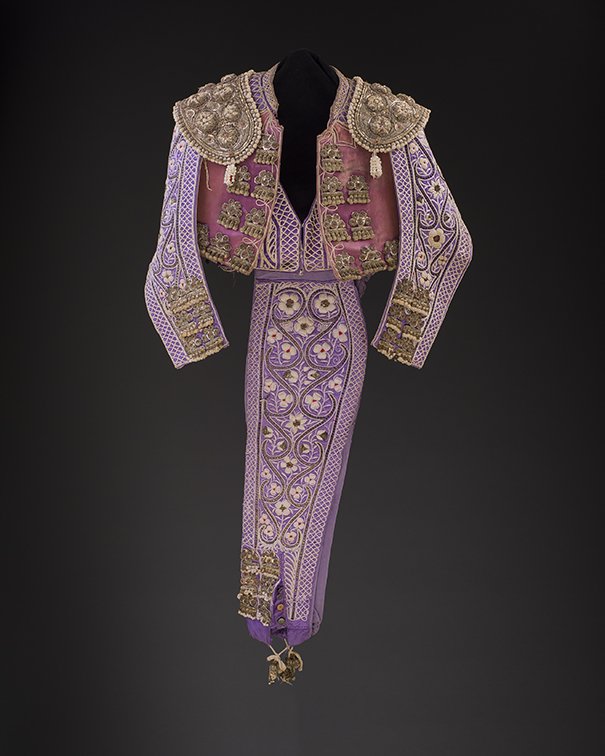 Par De Trajes De Luces. Colores Obispo Y Oro / Azul Rey