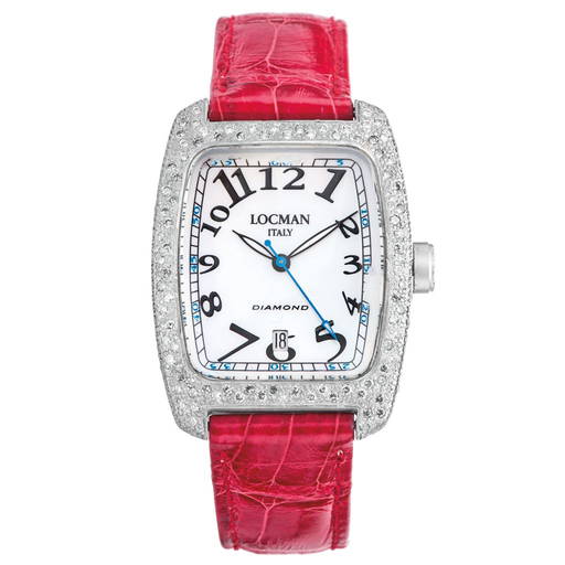 Reloj Locman Diamond, Caja Tonneau De 31 X 36 Mm En