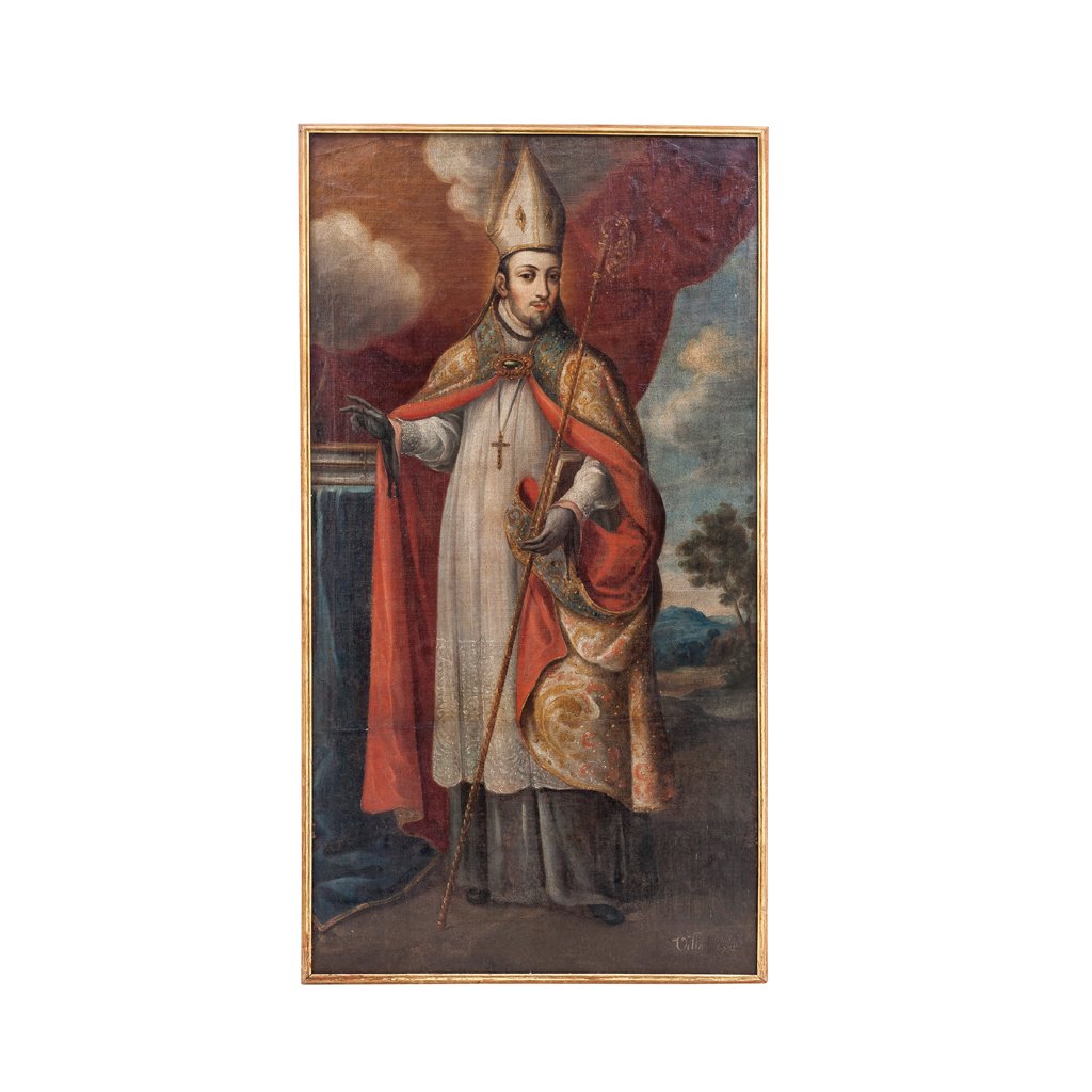 Juan De Villalobos (mex, 18th Century). Saint