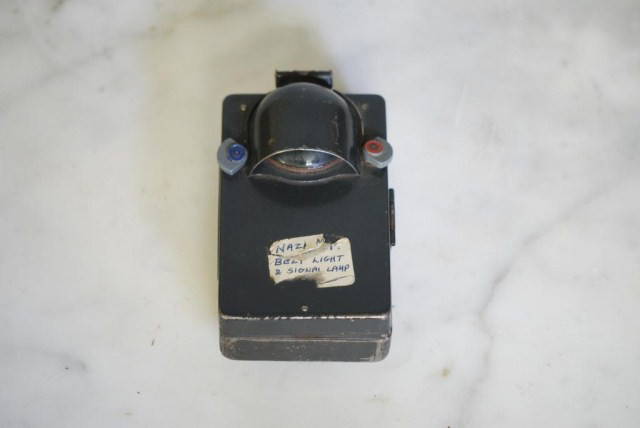 Nazi Belt And Signal Lamp