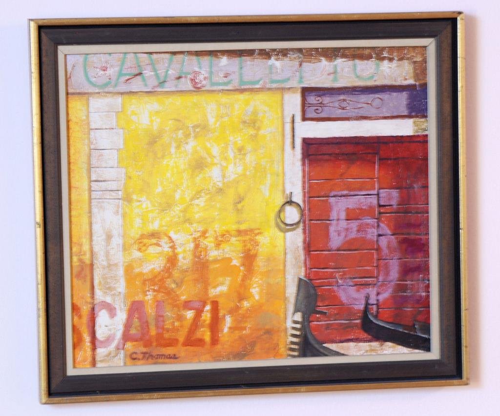 C. Thomas Signed Oil Painting