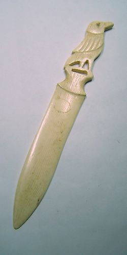 Vintage Carved Ivory Letter Opener