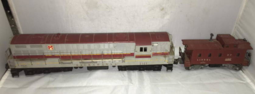 Lionel Postwar O Gauge 2321 Lackawanna Fm Maroon Top