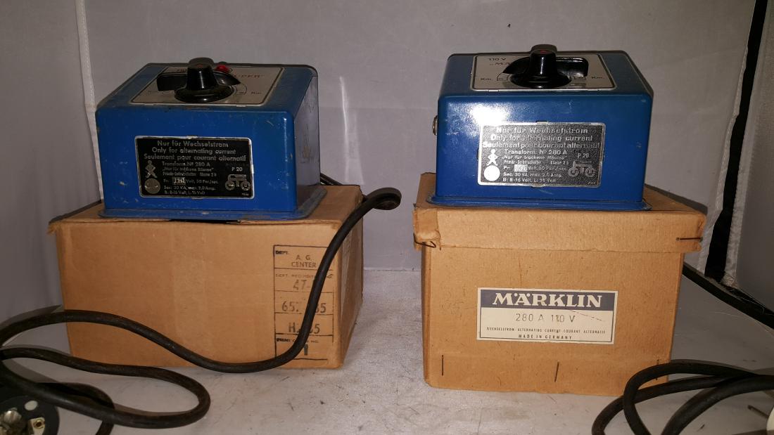 Vintage Marklin 280 Ho Scale Transformers