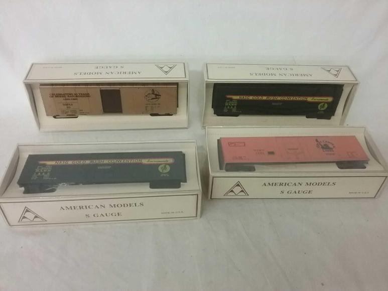 American Models S Gauge Freight Cars