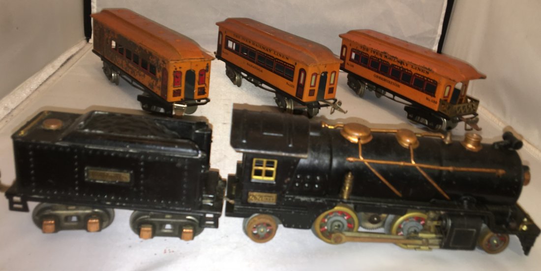 Lionel/Ives Prewar O Gauge Steam Passenger Set