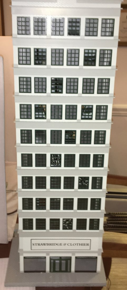 MTH Strawbridge O Gauge 11-Story Burning Building