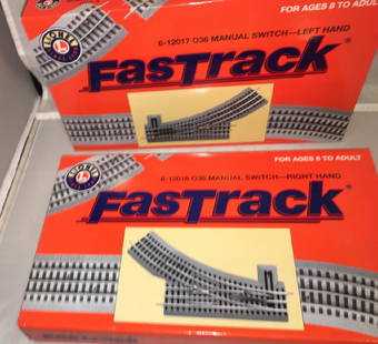 Lionel 12018 Fastrack O Gauge Right Hand Switch