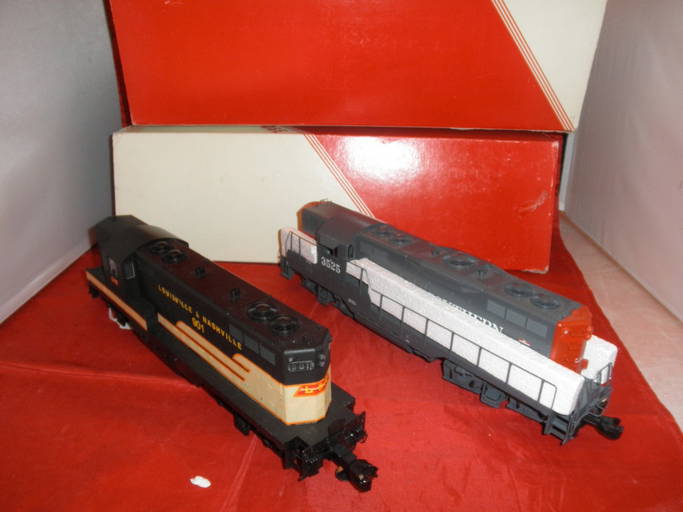 Two Red Caboose O Gauge Gp Diesels