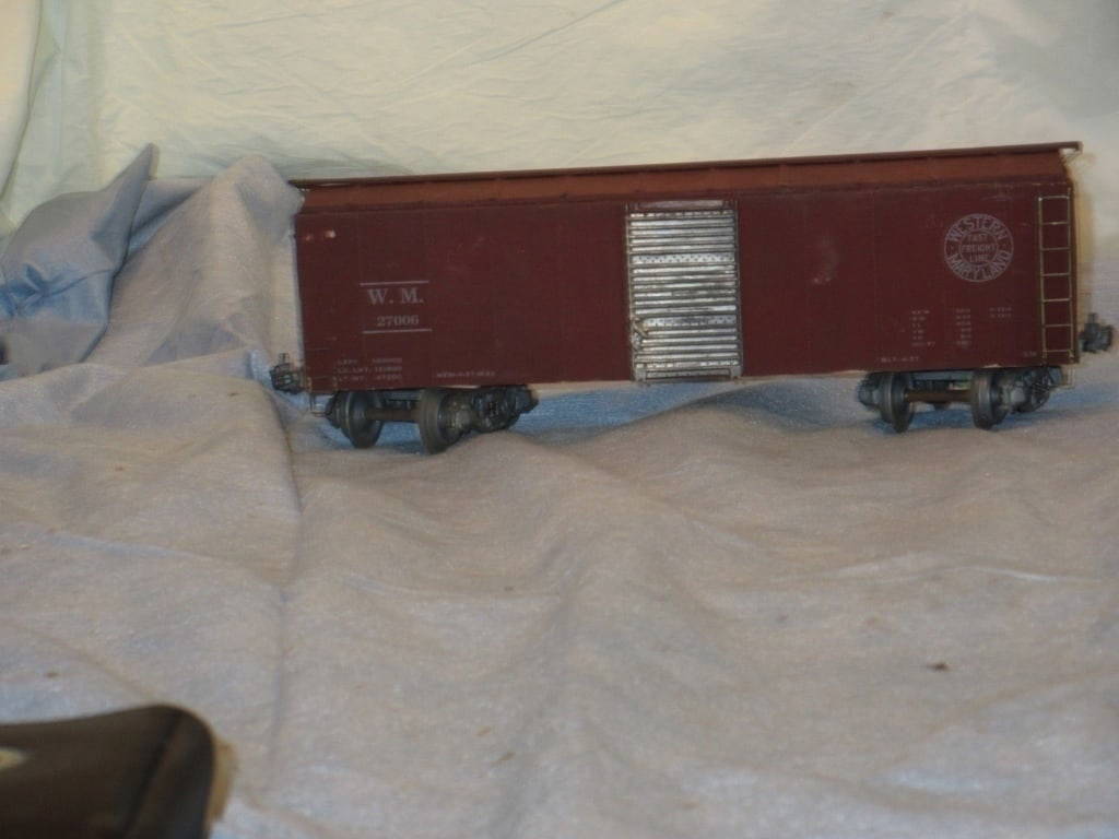 Western Maryland O Scale Box Car Auction