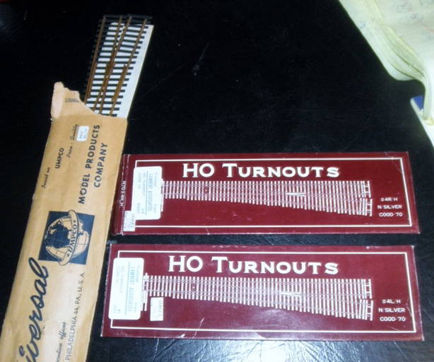 Shinohara Code 70 #4 Ho Scale Switch Pair Plus Ob