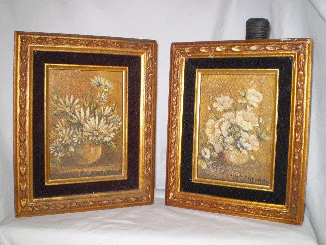 Pair Of Oil Paintings By Audrey Mayfield