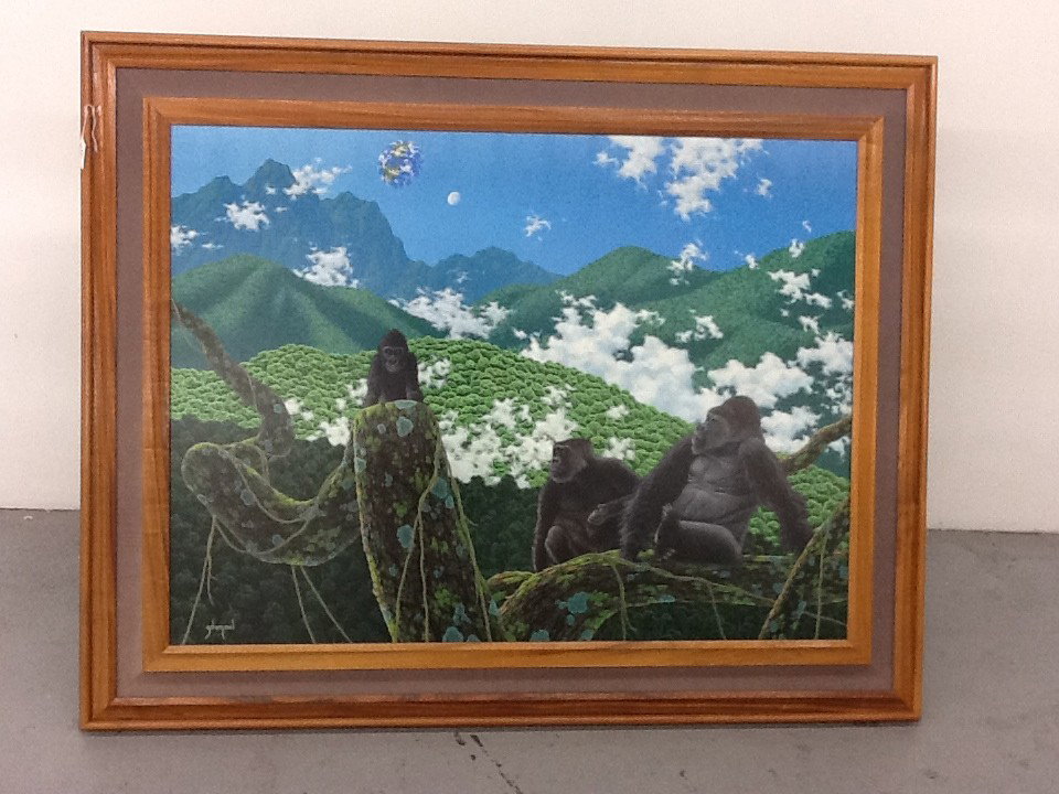 Shim Schimmel Original Painting On Canvas Larg