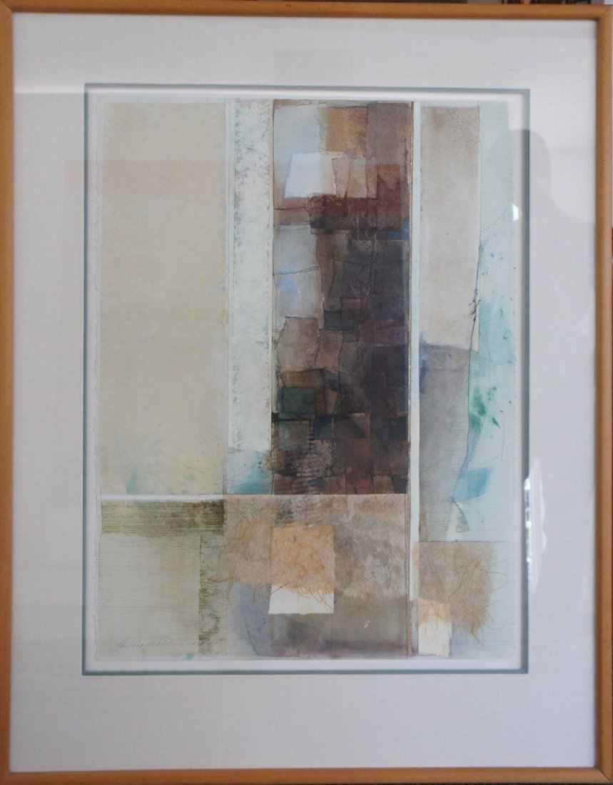 Barbara Weldon: Original Watercolor "jazz Cool"