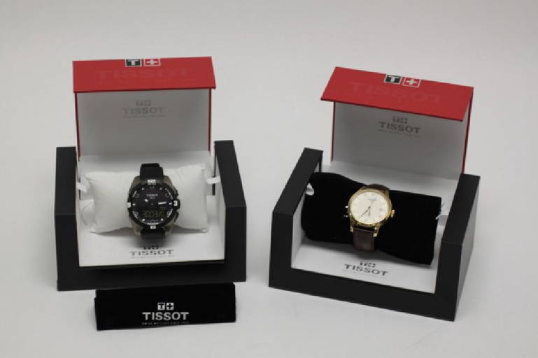 (2) Tissot Swiss Automatic Men's Watches In Boxes