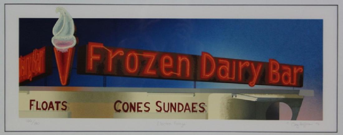 Clay Huffman "Electro Freeze" Silkscreen Print