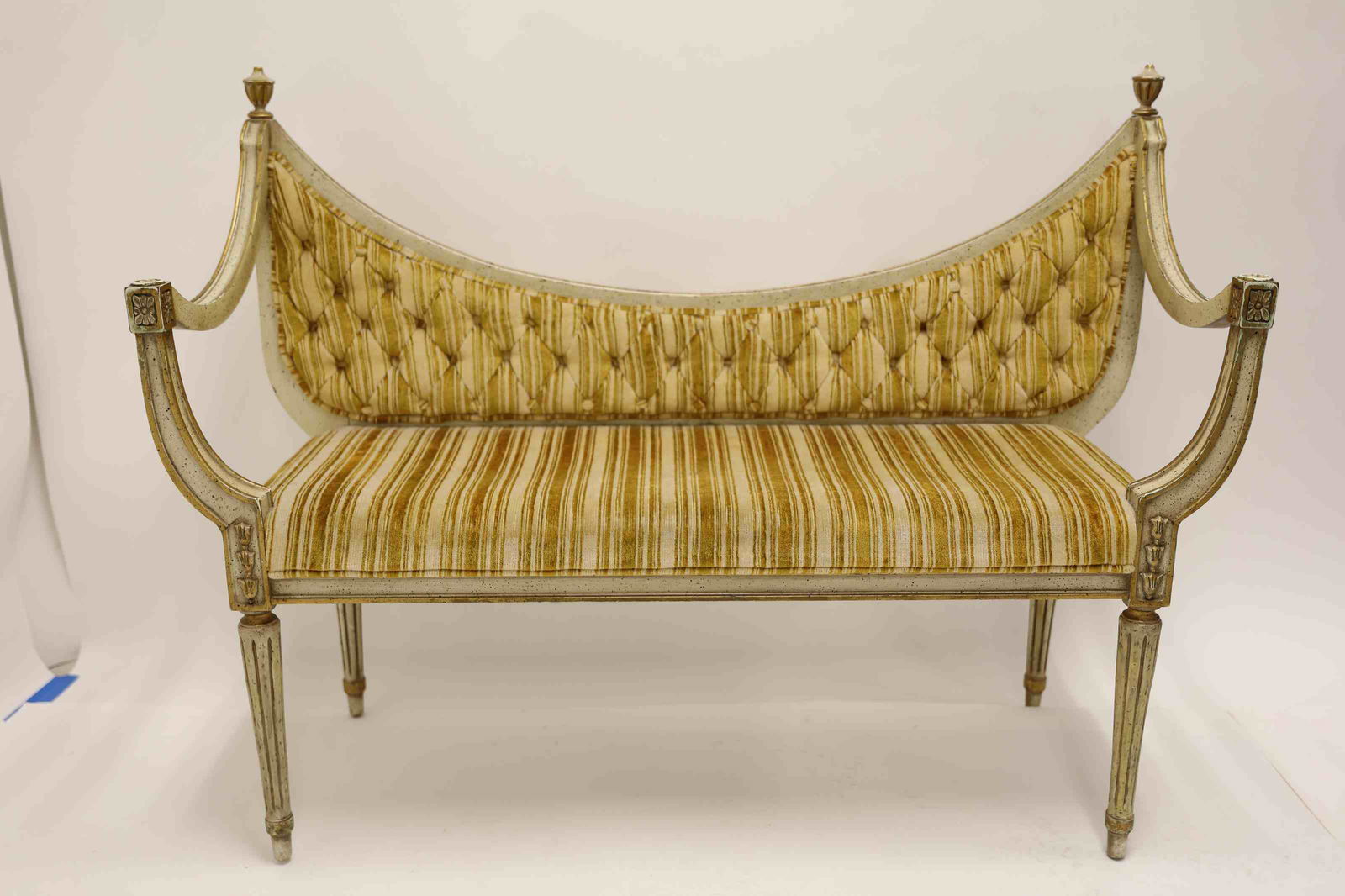 Hollywood Regency Louis XVI Hall Bench - Feb 21, 2021 | Neely Auction in FL