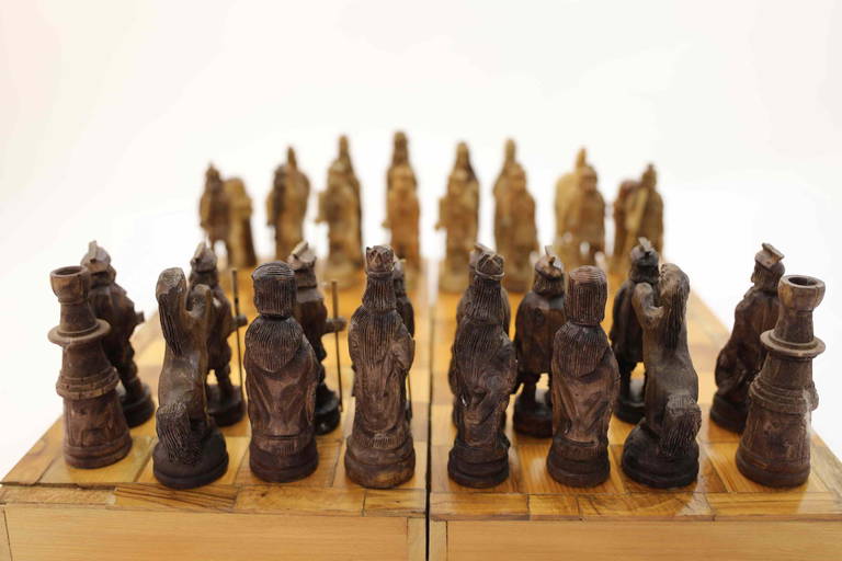 Israeli Olivewood Chess Set w Converting Board (#0013) on Apr 03, 2022 ...