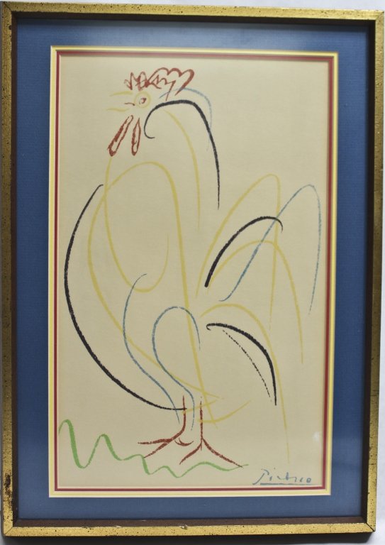 158: Pablo Picasso Print Rooster