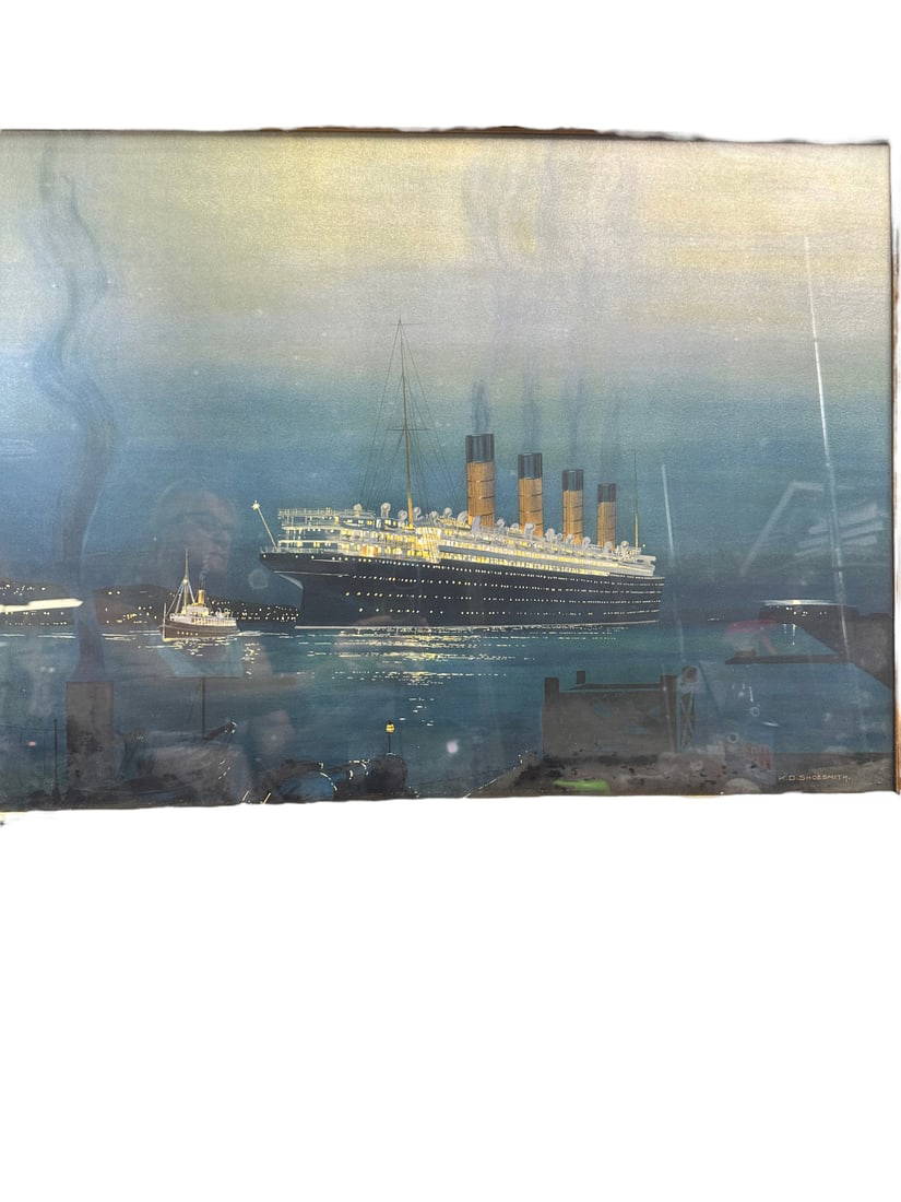 Kenneth Denton Shoesmith (1890-1939) Cunard Line Auction