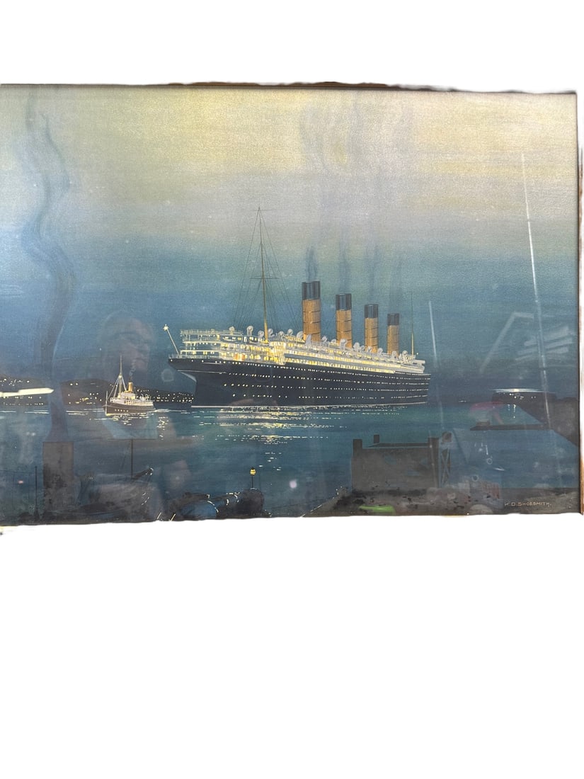 Kenneth Denton Shoesmith (1890-1939) Cunard Line Auction