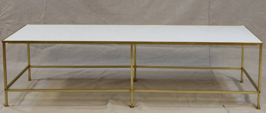 Eames Style Coffee Table W/ Terrazzo Glass Top