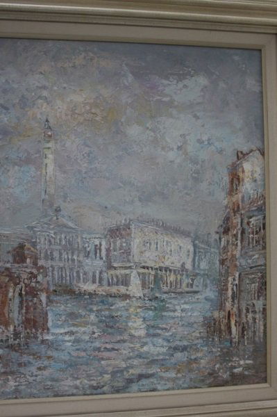 Impressionist Painting of Venice sg W. Knight