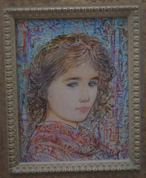 Edna Hibel, Original Oil Painting on Board - Aug 16, 2015 | Neely ...