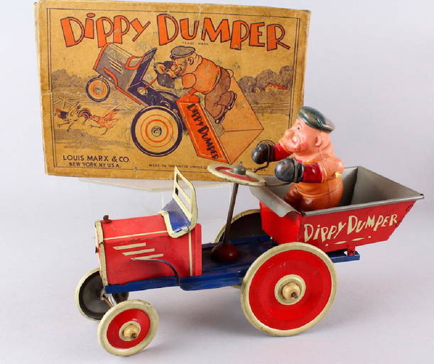 Louis Marx Dippy Dumper In The Box