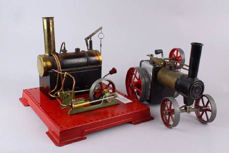 Live Steam Vulcan Track Engine, Brass And Copper With A