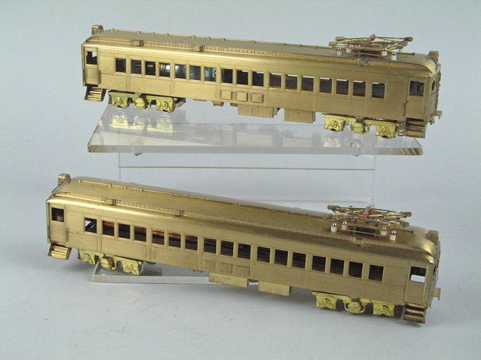 Alco Prr Ho Railroad Coach Set Mp54 Brass Ex In Box