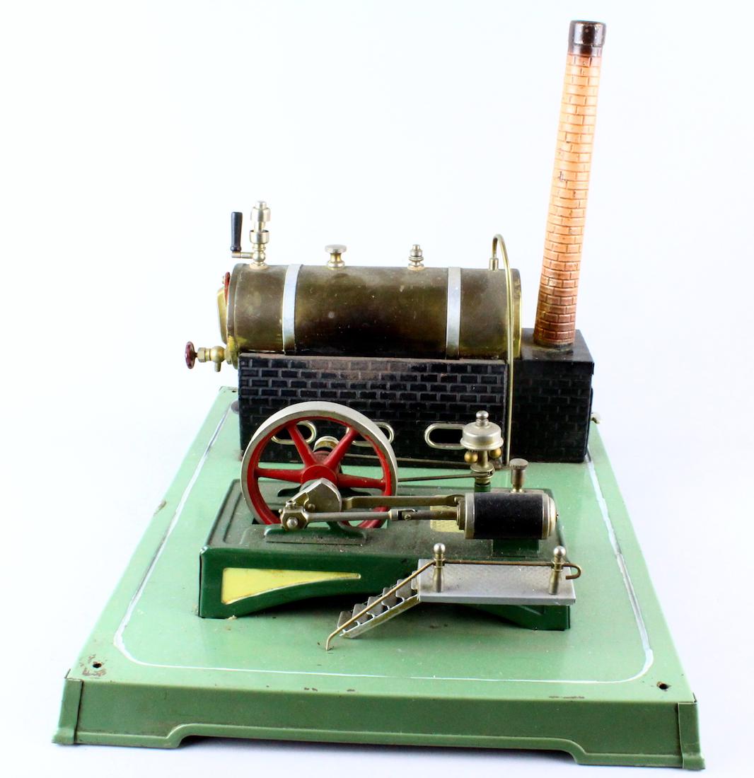 German Steam Engine Brass Boiler