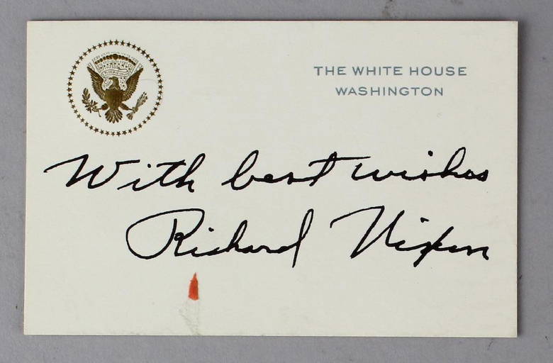 Richard Nixon President Signature