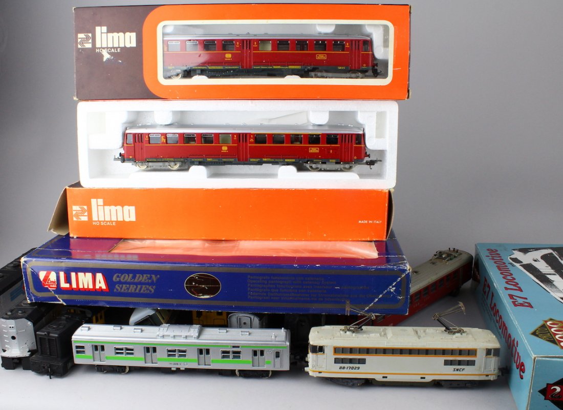Lima Ho Train Lot, Proto Engine, Yonezawa Cars