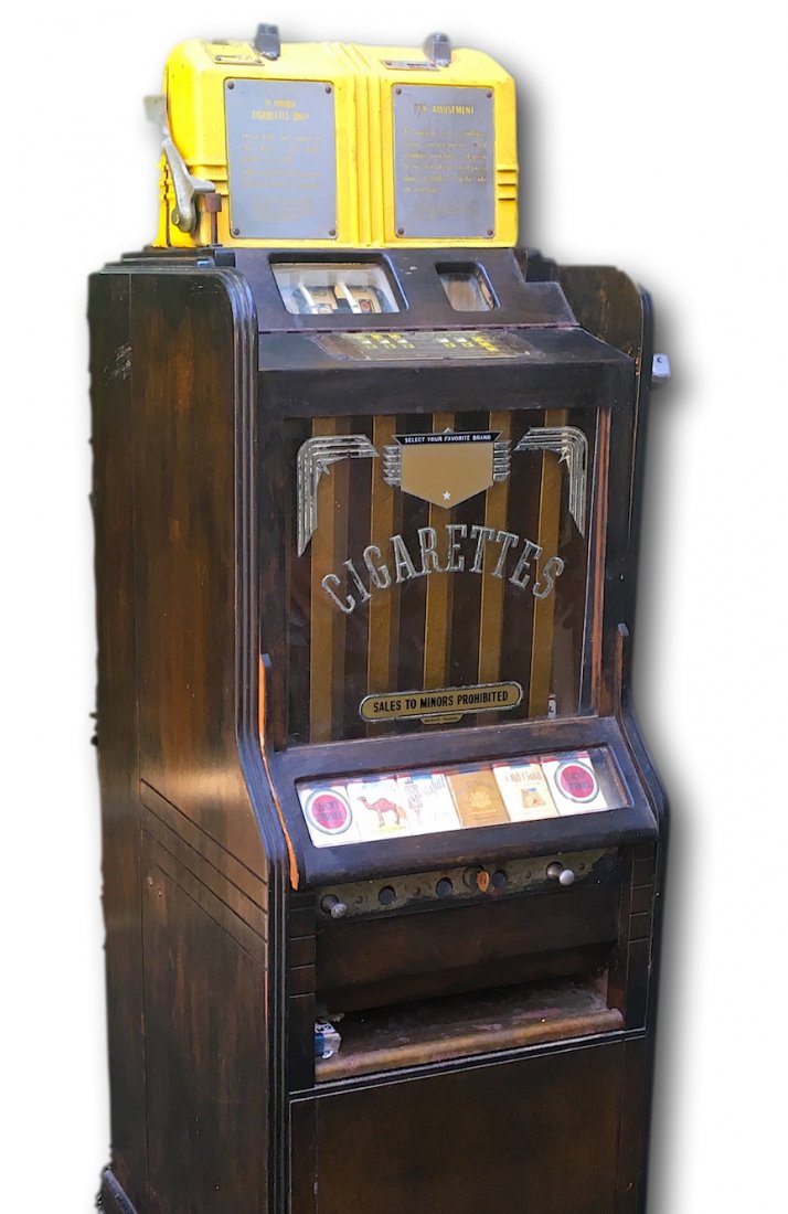 1930s Jennings Ciga-Rola Cigarette Slot Machine