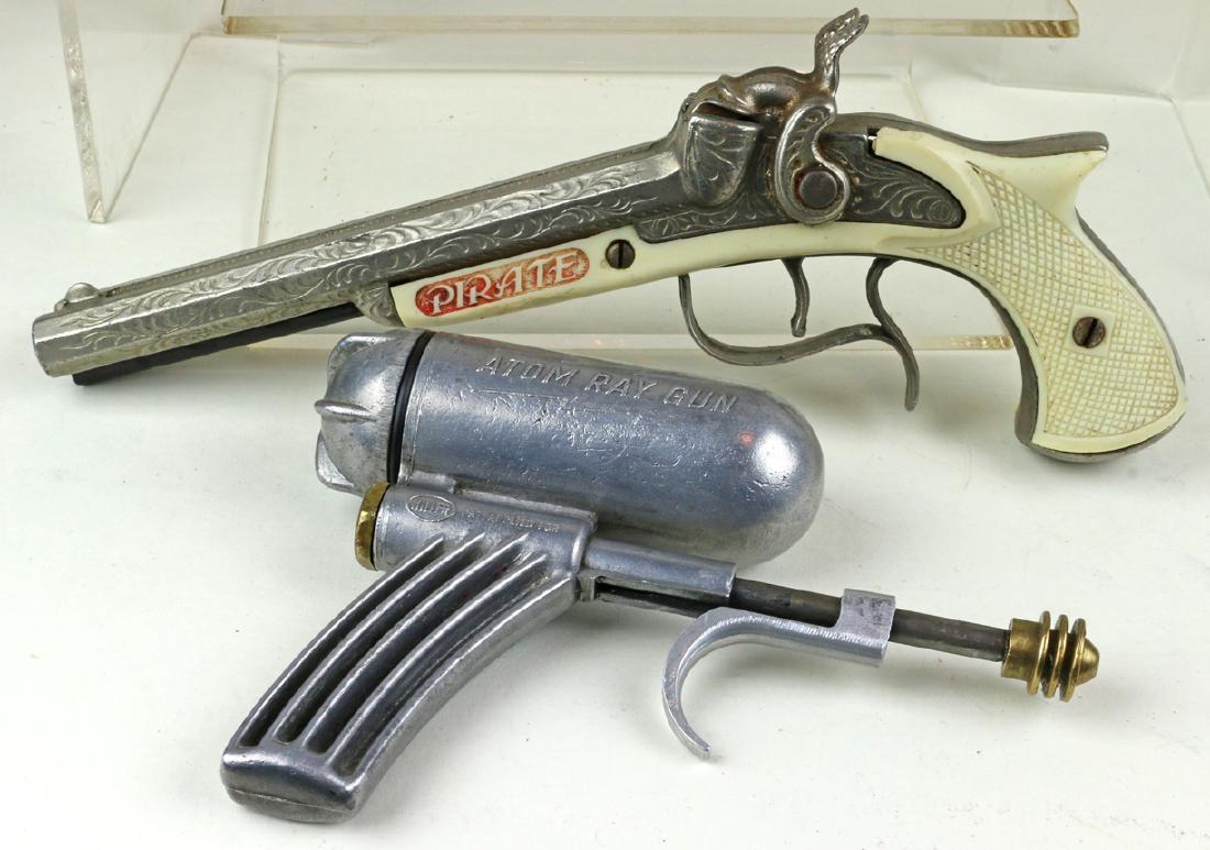 Hiller Atomic Ray Gun and Pirate Cap Gun