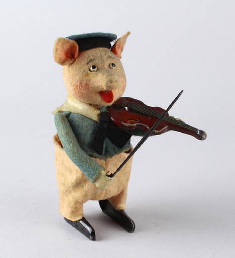 Schuco 3 Little Pigs Pig Playing Violin